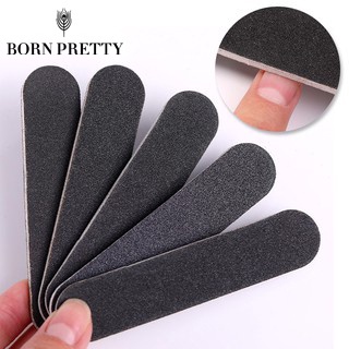 Born Pretty Black Professional Mini Nail Files Washable Grinding ...