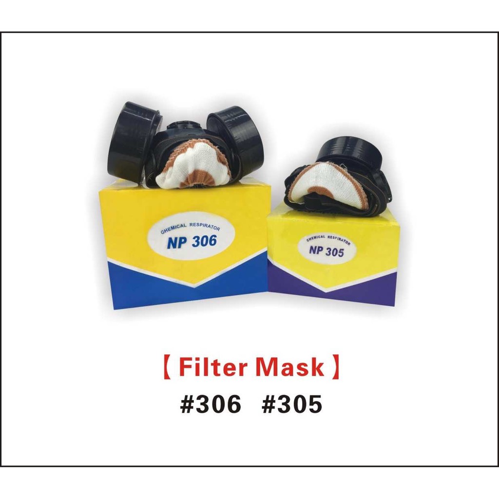 Chemical Respirator NP 305 Filter Mask | Shopee Philippines