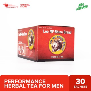 Lee MF Rhino Herbal Tea Performance Herbal Tea for Men - 30 Sachets ...