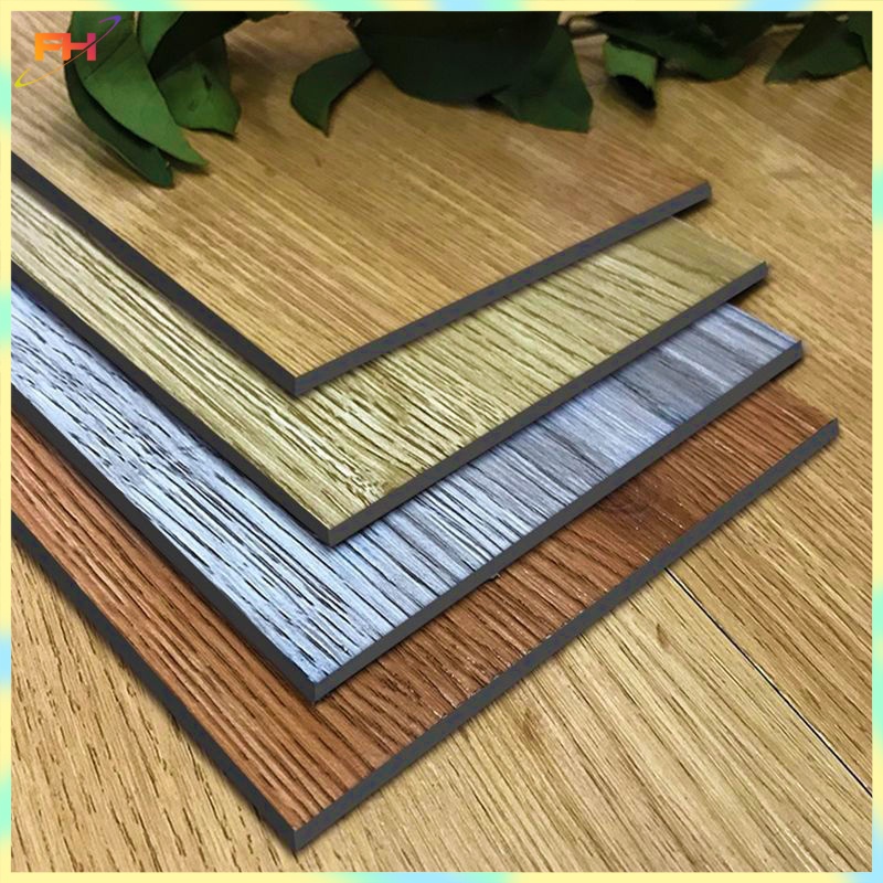 3D vinyl Wood Grain Floor Stickers 91x15cm Modern Style PVC vinyl tiles ...