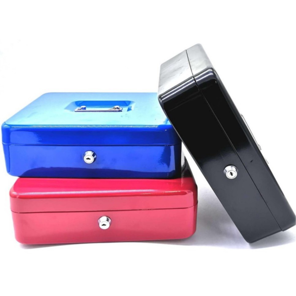 Cash box/ Portable Money Secret Safe Box Lock Metal-30cm | Shopee ...