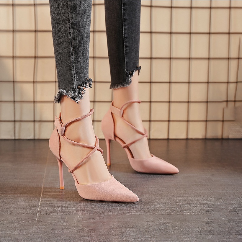 Women's High Heels Sandals Sexy Stiletto heels | Shopee Philippines