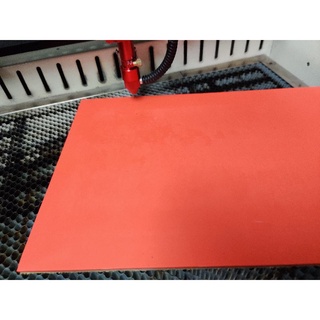 PAD GETAH UKIRAN LASER LASERABLE RED RUBBER FOR ENGRAVING RECYCLE A4 ...
