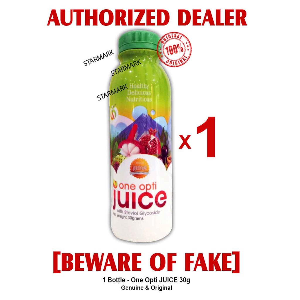 ONE OPTI JUICE 30g 15in1 Herbal Drink Authentic - 1 Bottle | Shopee ...