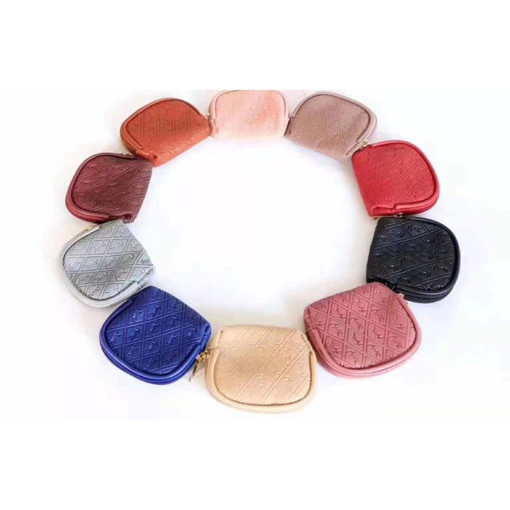 Amylim@ korean zipper wallet female small fragrance mini coin purse ...