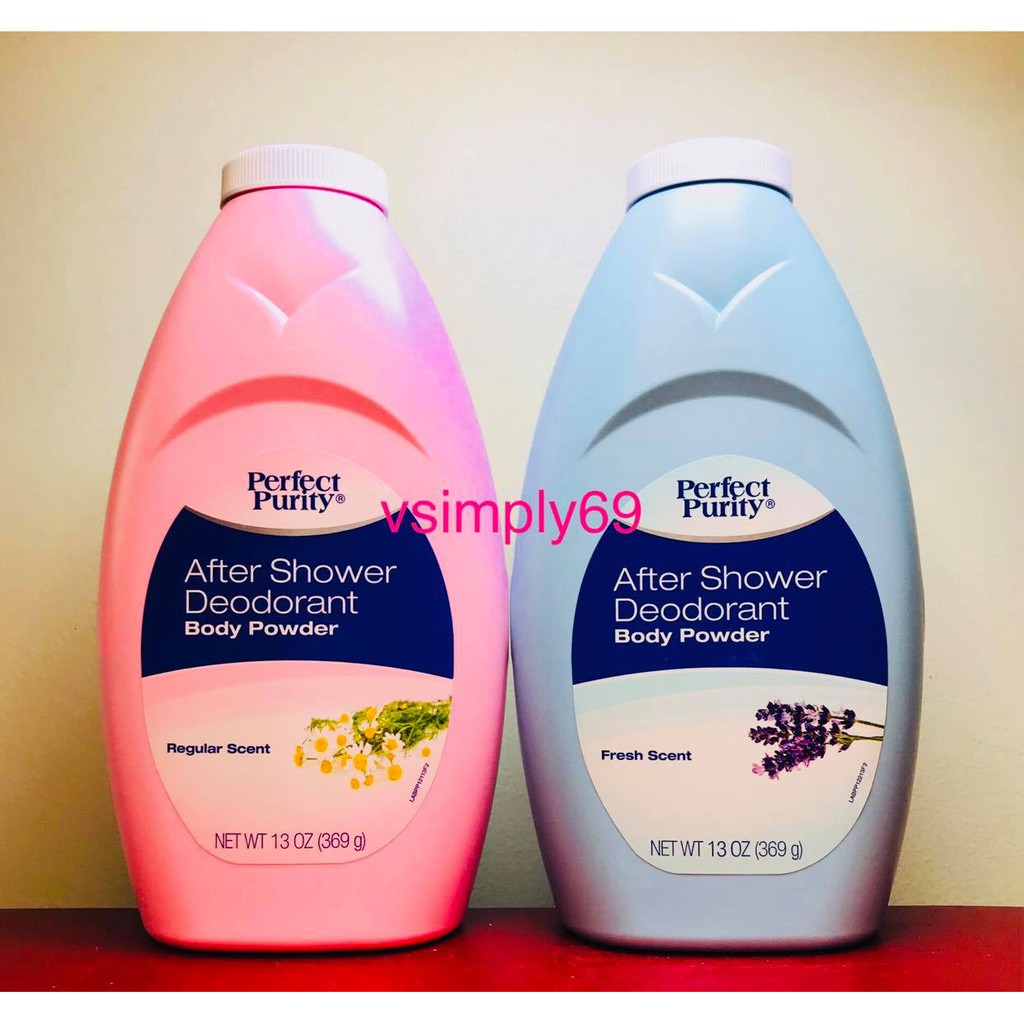 Perfect Purity After Shower Deodorant Cornstarch Body Powder Regular ...