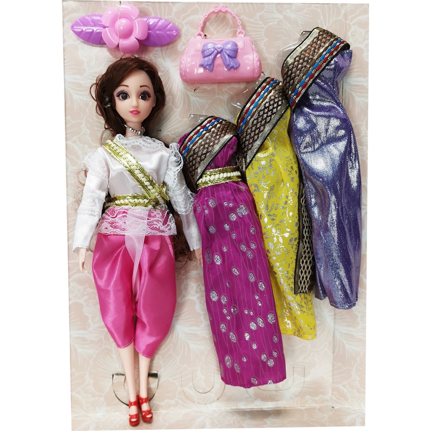 ANDATOY Or Chao Bupenniws Doll Thai Dress With 3 Sets Of Reserve 12 ...