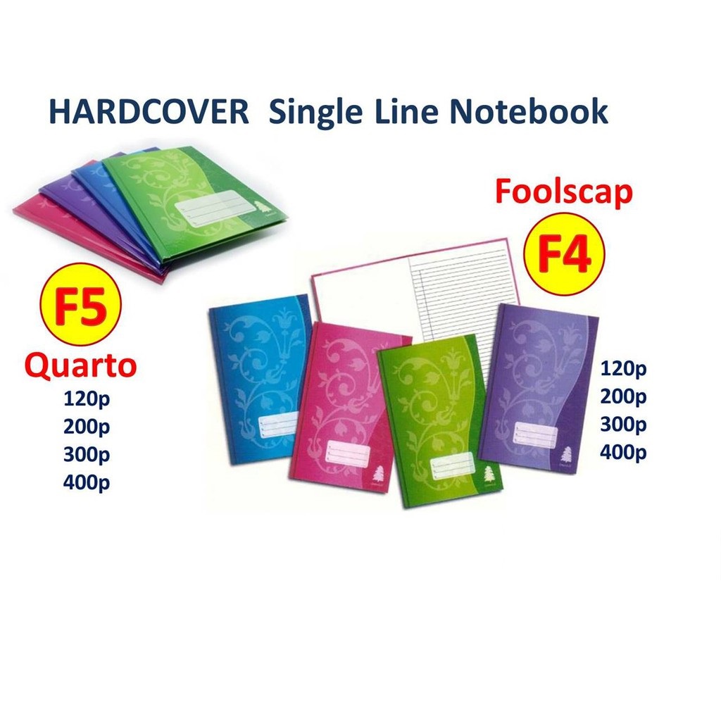 Greenhill Hard Cover Foolscap F4 Note Book Exercise Book Quarto F5 120 ... Greenhill Hard Cover Foolscap F4 Note Book Exercise Book Quarto F5 120 ...