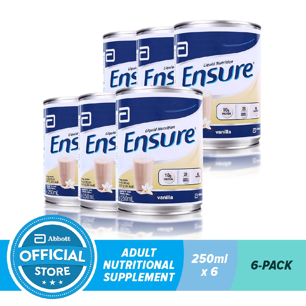 Ensure Liquid Vanilla (Stackable), Bundle of 6 | Shopee Philippines