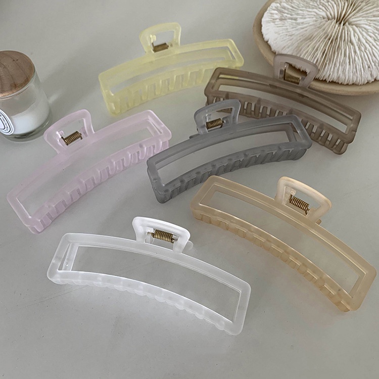 Acrylic Large Hair Claw Clips for Long Thick Hair Big Hair Clamp Matte ...