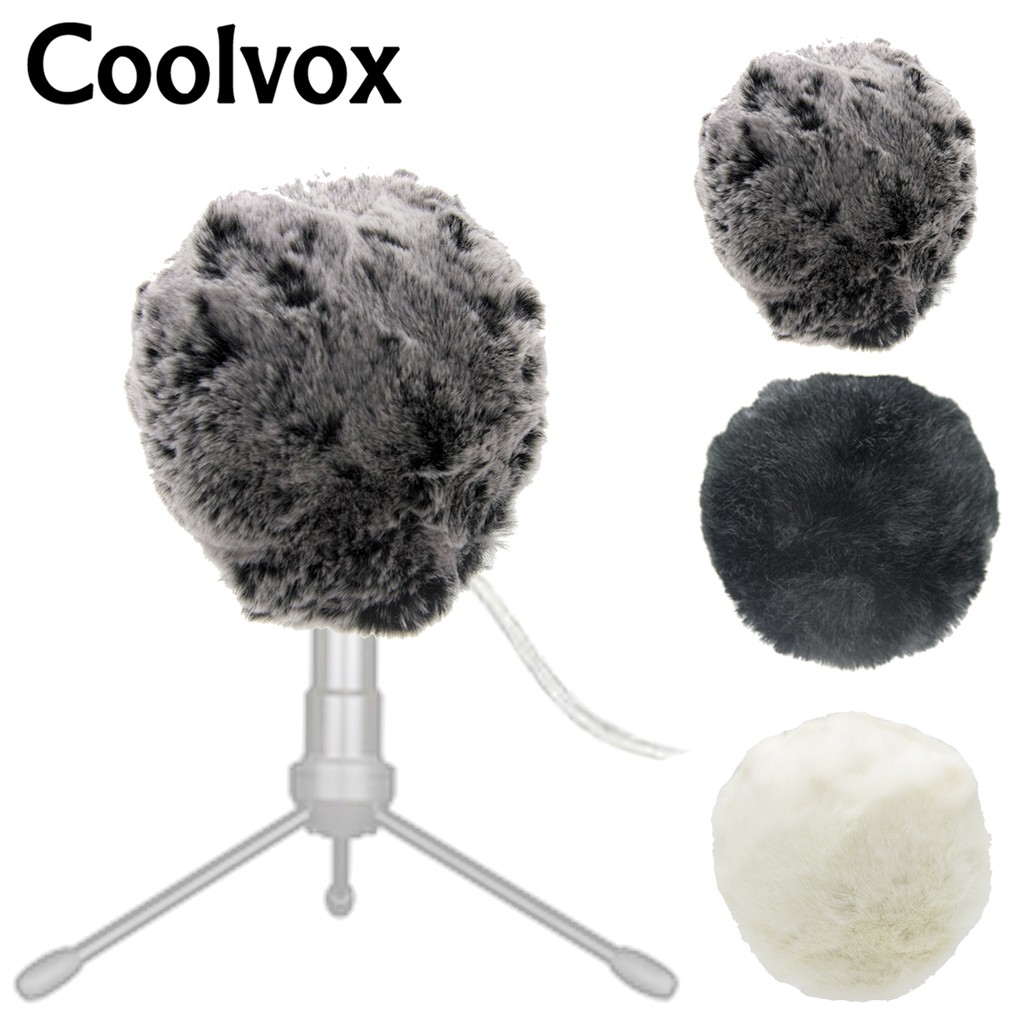 Dead Cat Music Artifical Fur Windscreen Condenser Microphone Cover Muff ...