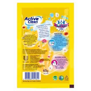 Surf Powder Detergent Sun Fresh Sachet 6x 65g | Shopee Philippines