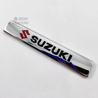 1 x Metal SUZUKI Logo Car Auto Decorative Side Fender Rear Emblem Badge ...