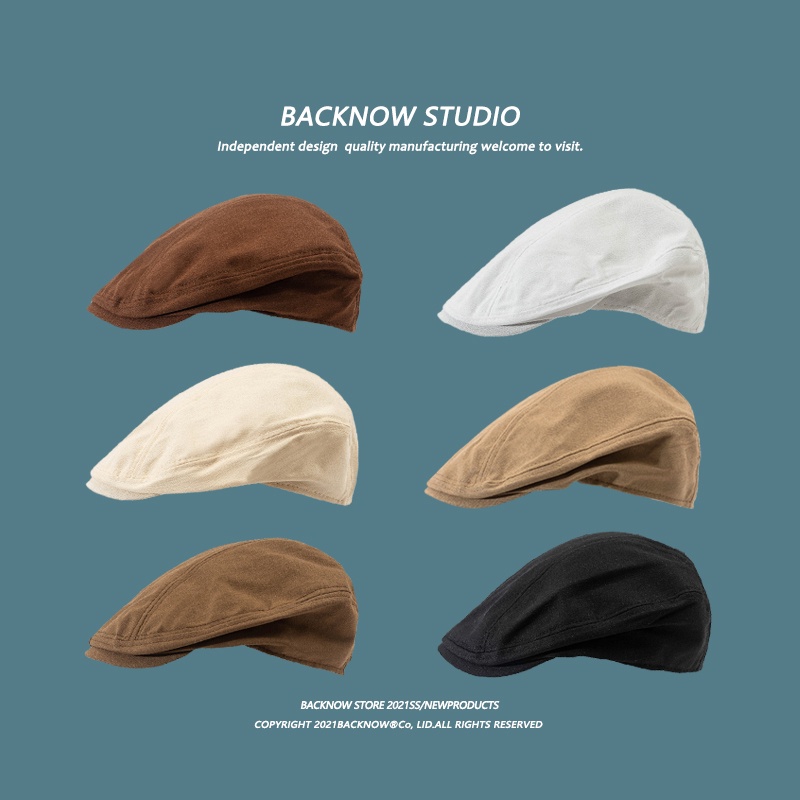BACKNOW Japanese-style retro advance hats men's and women's shopping ...