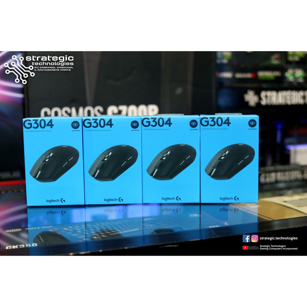 Logitech G304 Lightspeed Wireless Gaming Mouse - Black | Shopee Philippines