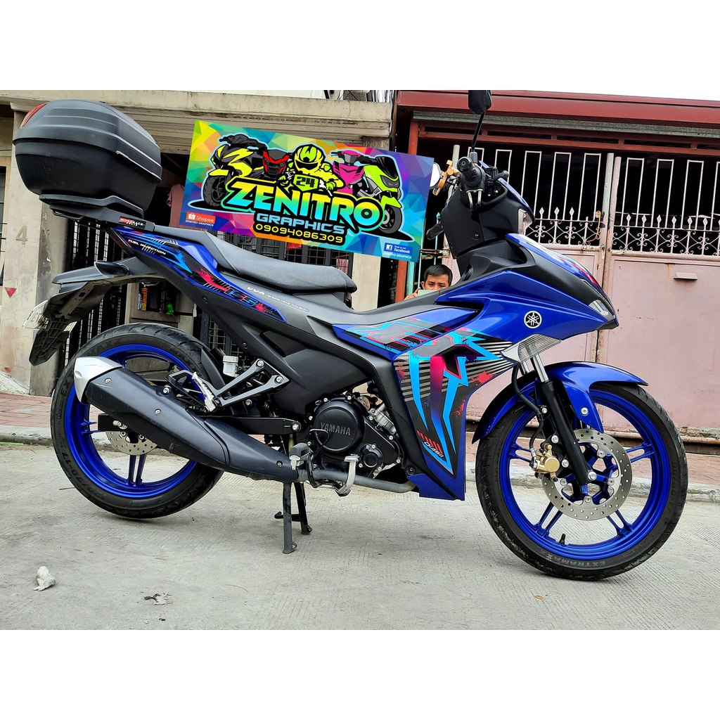 Exciter 155 Malaysia Decals for Race Blue (for Sniper 155) | Shopee ...