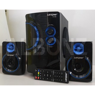 Lexing LX-556 2.1 with Bluetooth /SD/USB/FM Multimedia Speaker | Shopee ...