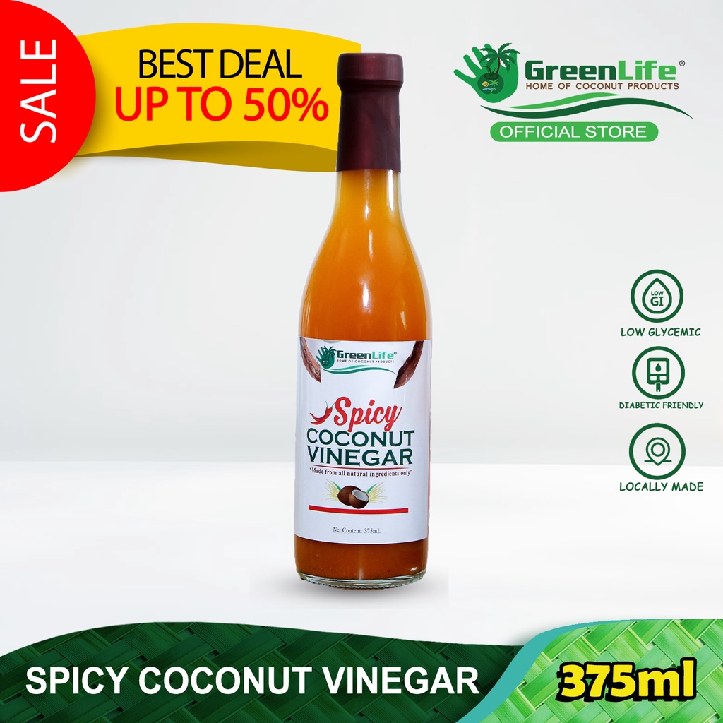 Coconut Spicy Vinegar 375ml same with TUBA COCONUT SAP SINAMAK ...