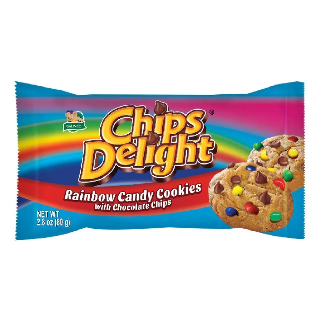 Chips Delight Chocolate Chip Cookies 80g | Shopee Philippines