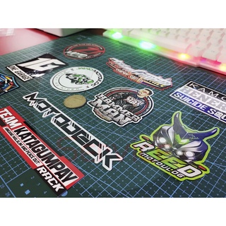 Motovlogger Sticker - JAWO,HAMMERMAN,REED,KATAGUMPAY,1G,HENERALKAMOTE ...