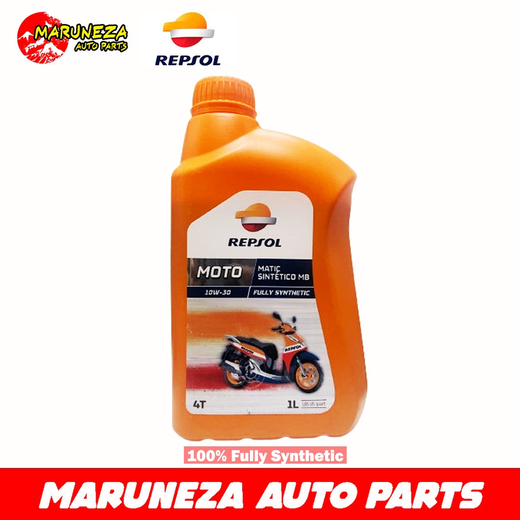 Repsol MOTO Matic Sintetico MB 10W30 100% Fully Synthetic 1L | Shopee ...