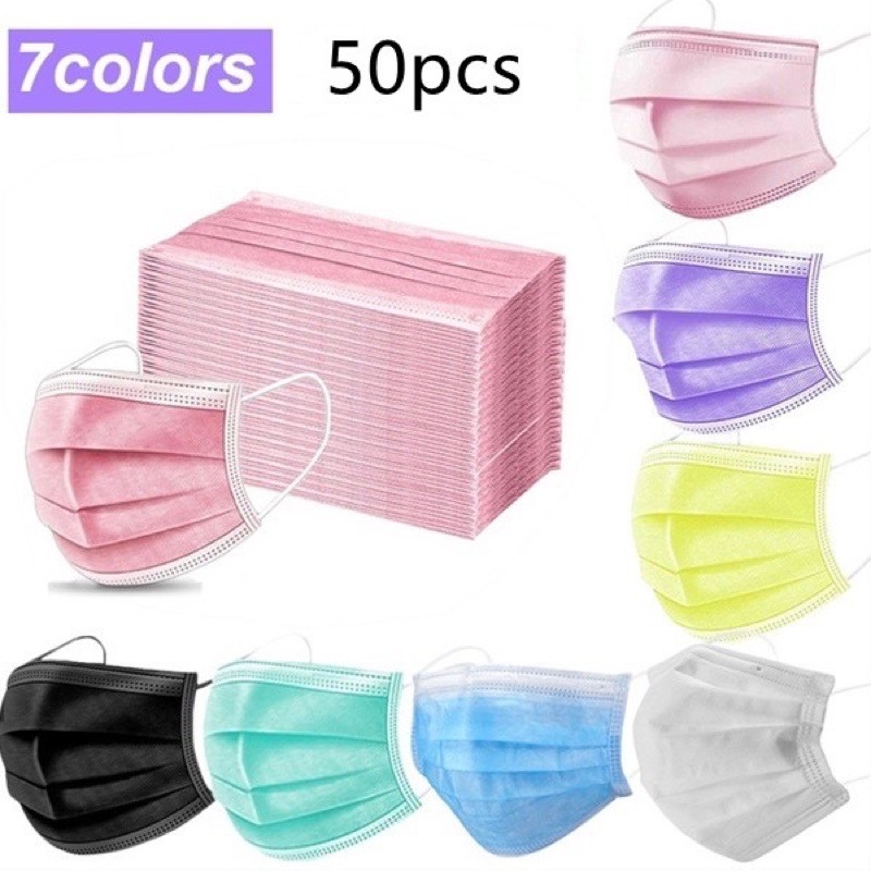 MS 50pcs/pack face mask | Shopee Philippines