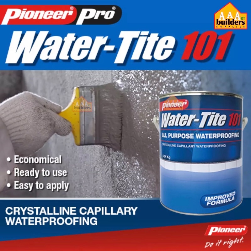 Pioneer Water Tite 101 Water Proofing Gallon (4.5KG) | Shopee Philippines