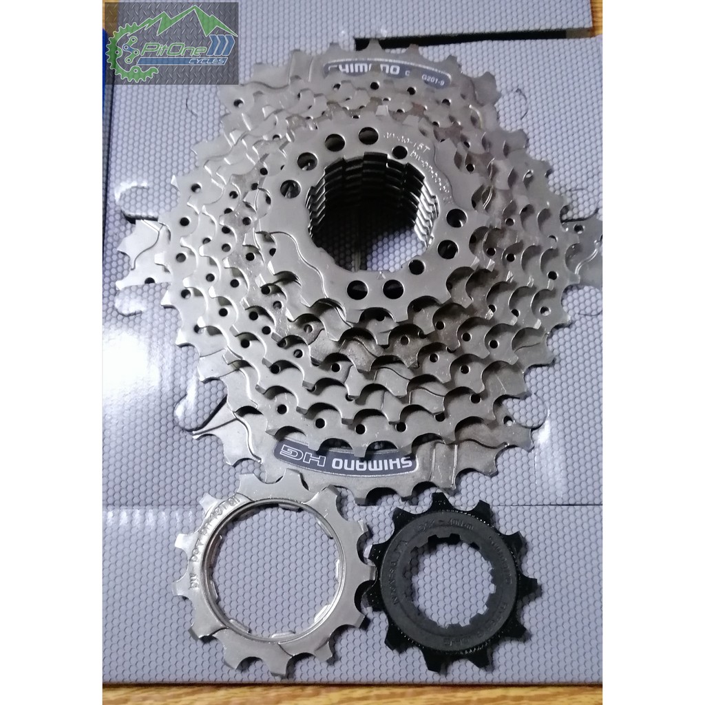 SHIMANO 9-Speed Silver MTB Cassette Sprocket 11T x 36T (CS-HG201-9 ...