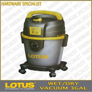 Lotus Vacuum Cleaner 3 Gallons Wet & Dry Suction LT1828P OR LT1828P ...
