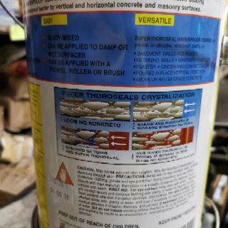 Super Thoroseal Waterproof Coating Gray | Shopee Philippines