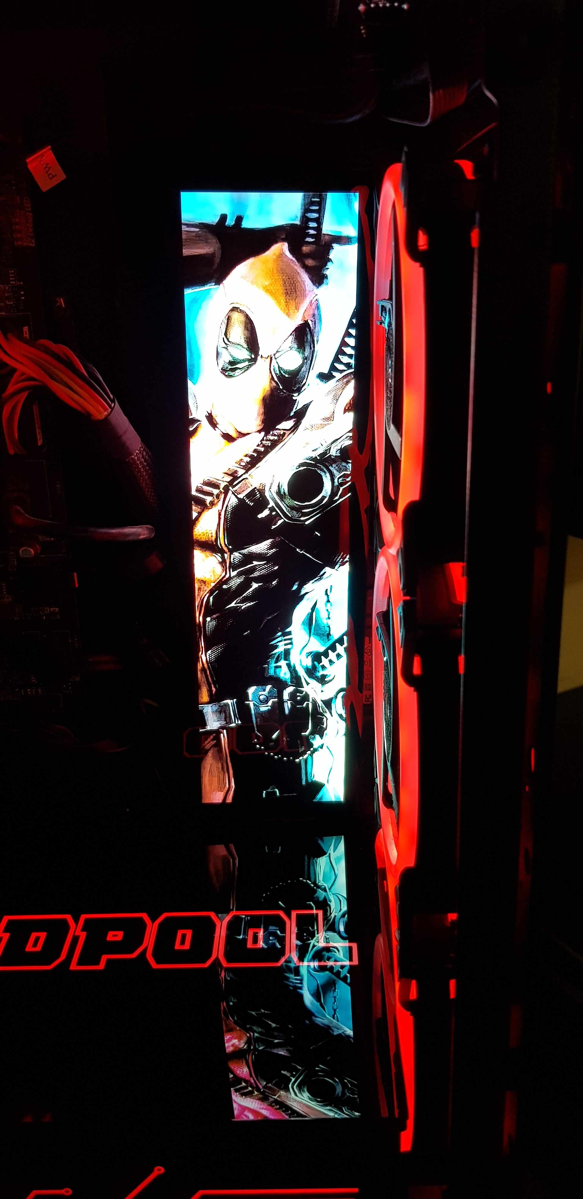 customized RGB pc case panel psu shroud gpu backplate 12v 4pin 5v 3pin ...