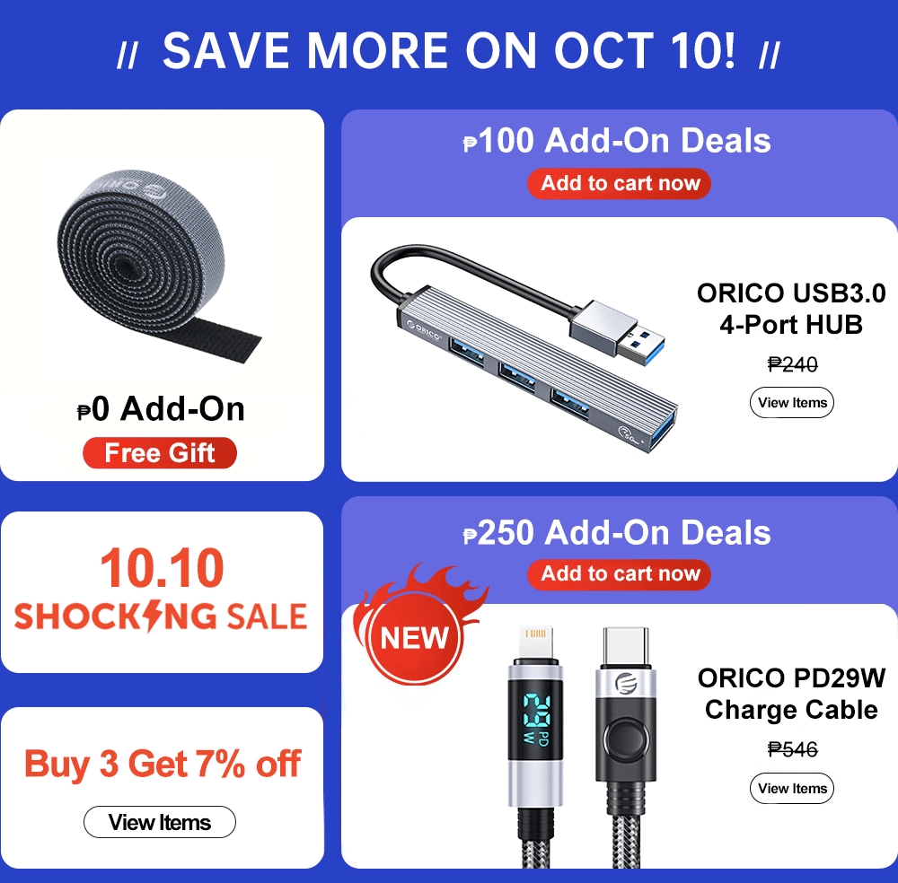 Orico Official Store, Online Shop | Shopee Philippines