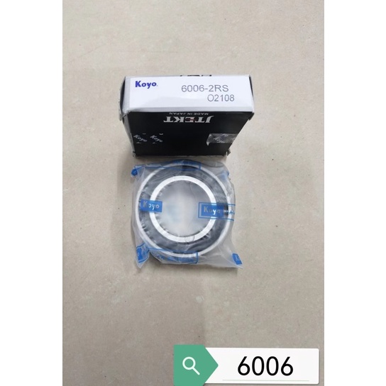 Koyo Bearing Japan 6006 2RS Rubber Sealed | Shopee Philippines