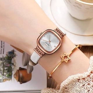 OUKJ Small Square Watches Simple Korean Version Versatile Exquisite ...