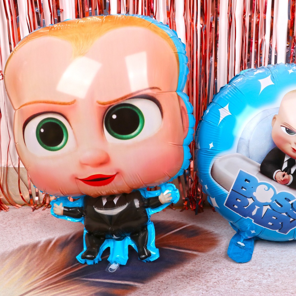 Boss Baby Kids Birthday Party Decoration Cartoon Balloons Baby Boss ...