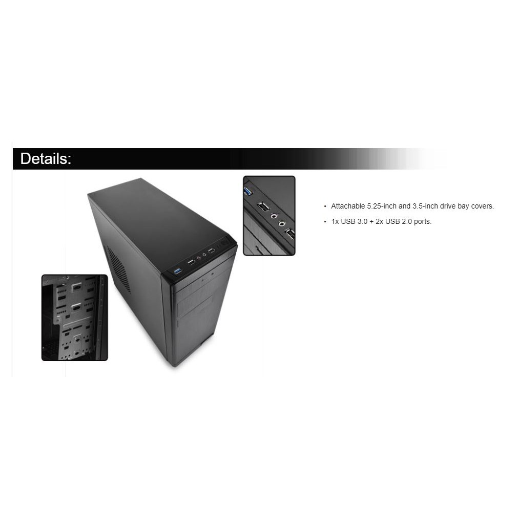 Deepcool Wave V2 Micro ATX PC Case Chassis presyo ₱1,188