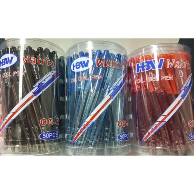 HBW MATRIX BALLPEN - SET of 50 pcs | Shopee Philippines