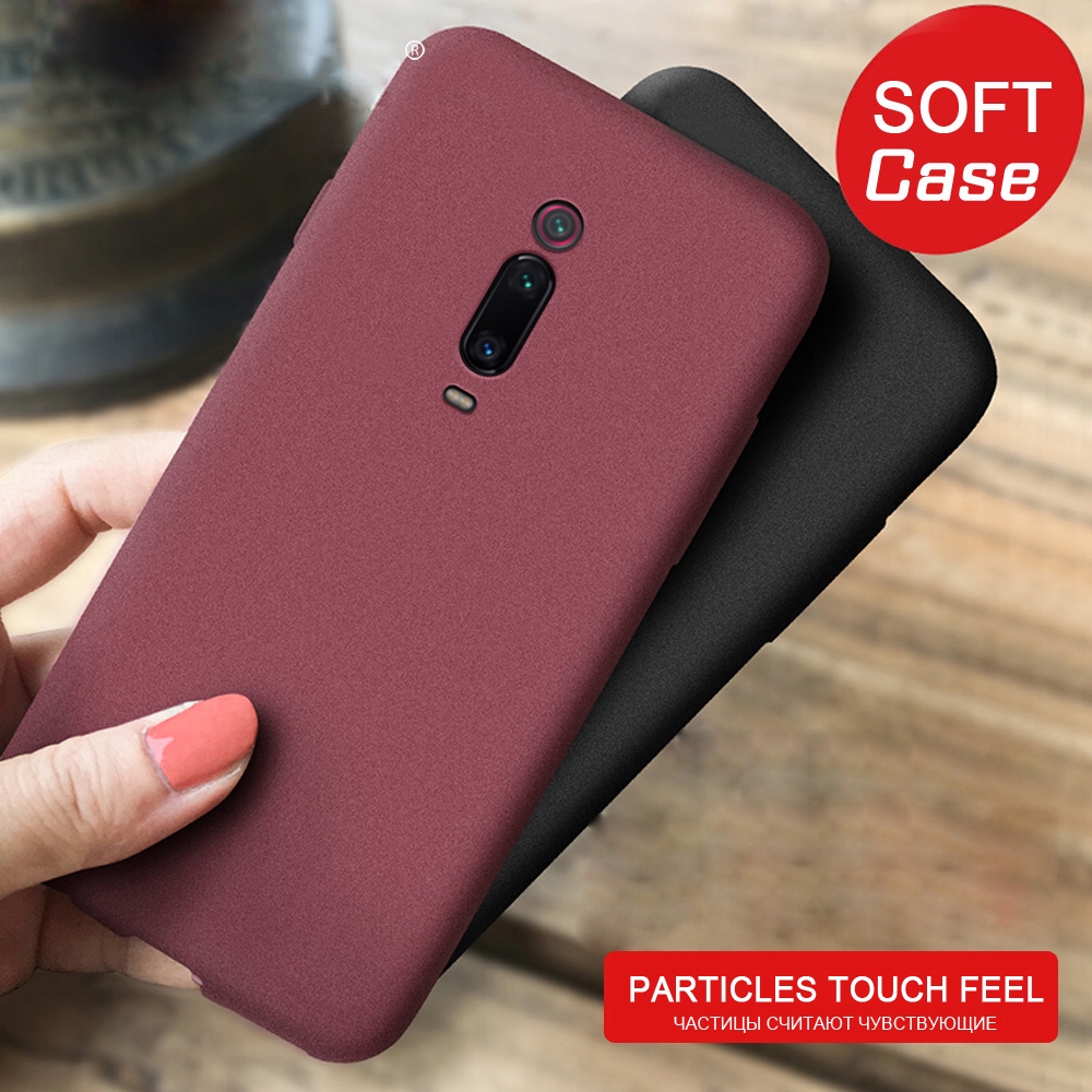 Plain Silicone Matte Cover Xiaomi Mi 9T 9 9SE CC9E CC9 A3 Redmi K20 Pro ...