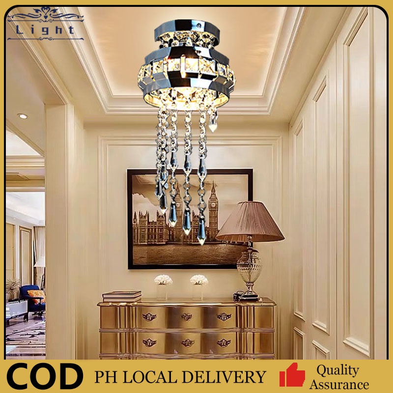 Chandelier Ceiling Sala European LED Ceiling Lamp Crystal Ceiling Light ...