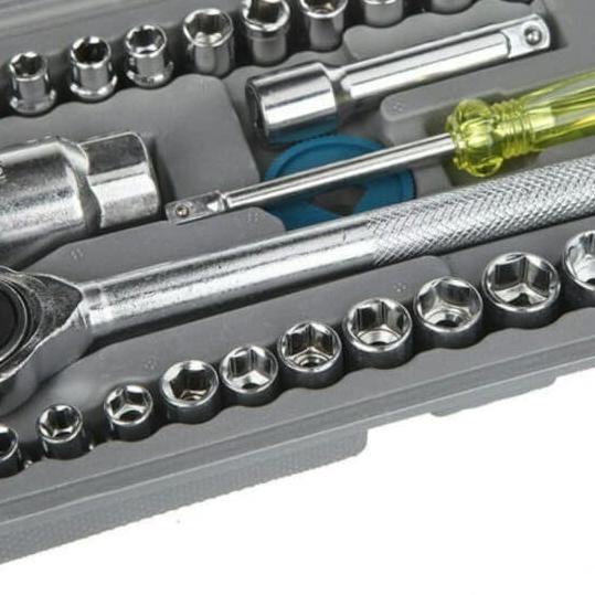 40 Pcs Socket Wrench Set Multipurpose Combination Socket Wrench Set ...
