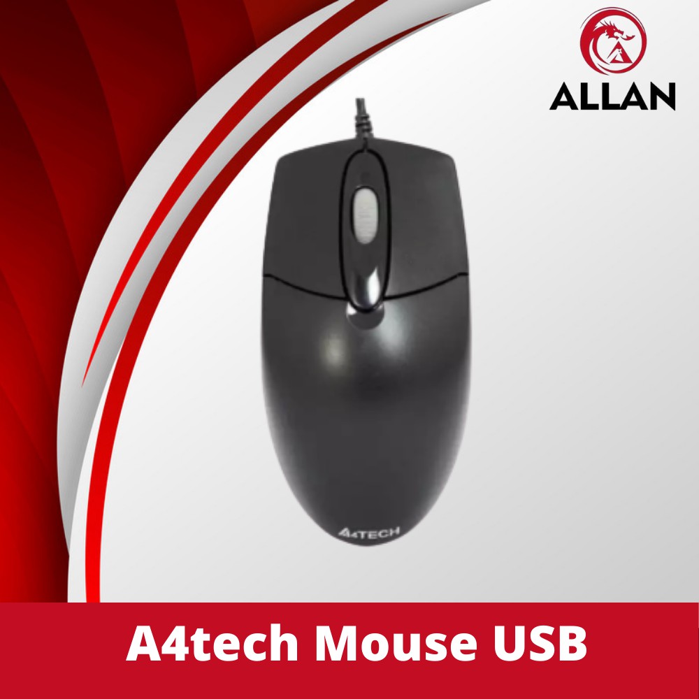 Allan A4Tech OP720 USB Optical Wheel Mouse 1000DPI | Shopee Philippines