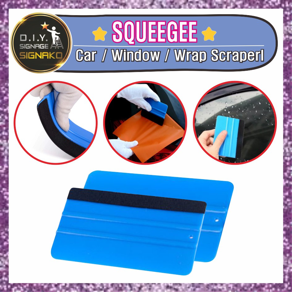 Vinyl Plastic Squeegee / Card Squeeze Sticker Packaging Film Tool ...