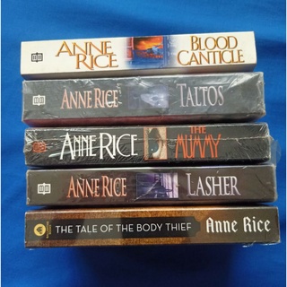 Ann Rice Books (5 books) | Shopee Philippines