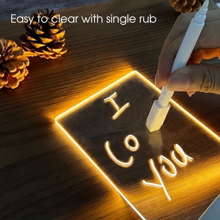 Novelty LED Acrylic Message Board Light with USB Plug/ Creative ...