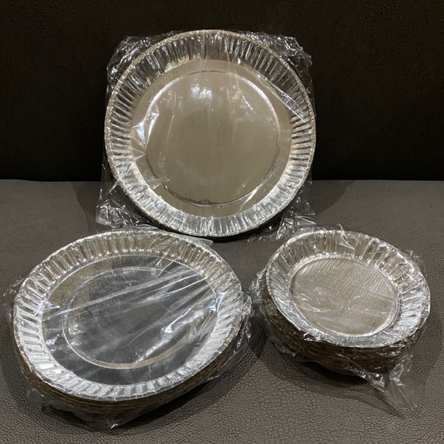 Paperplates Silver and Coated | Shopee Philippines