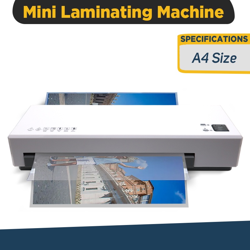 Mini Laminator A4 Size Laminating Machine Fast Pre-Heating | Shopee ...