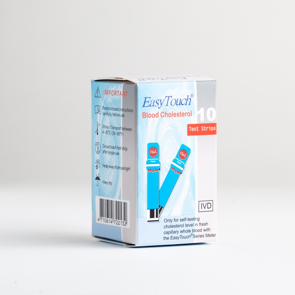 EasyTouch Cholesterol Strips 10's | Shopee Philippines