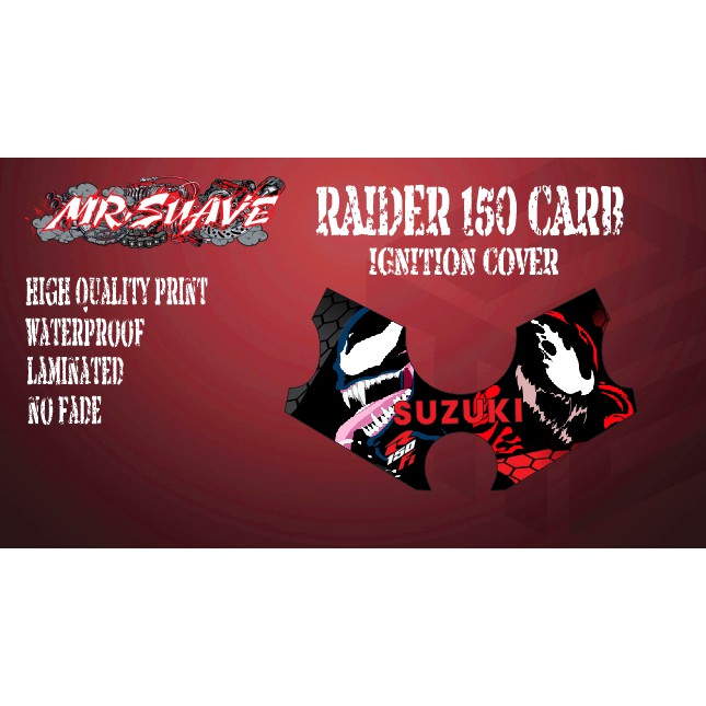 Raider 150 Carb Ignition Acrylic Cover (Venom) | Shopee Philippines