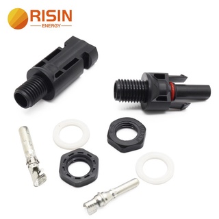 Factory Price Solar Photovoltaic Bulkhead MC4 PV Connector Solar Panel ...