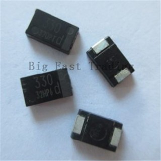 10pcs SMD Tantalum Polymer Capacitors 330uF 6V 6.3V 330 POSCAP Polymer ...